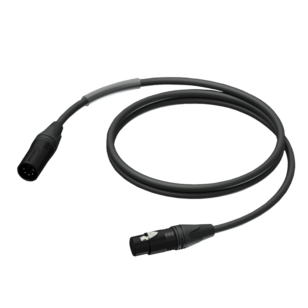 Highflex 3Pin DMX Cable with Neutrik Connectors | PROCAB Cables ...